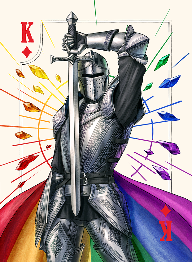 Pride Knights Playing Cards ⚔️🌈