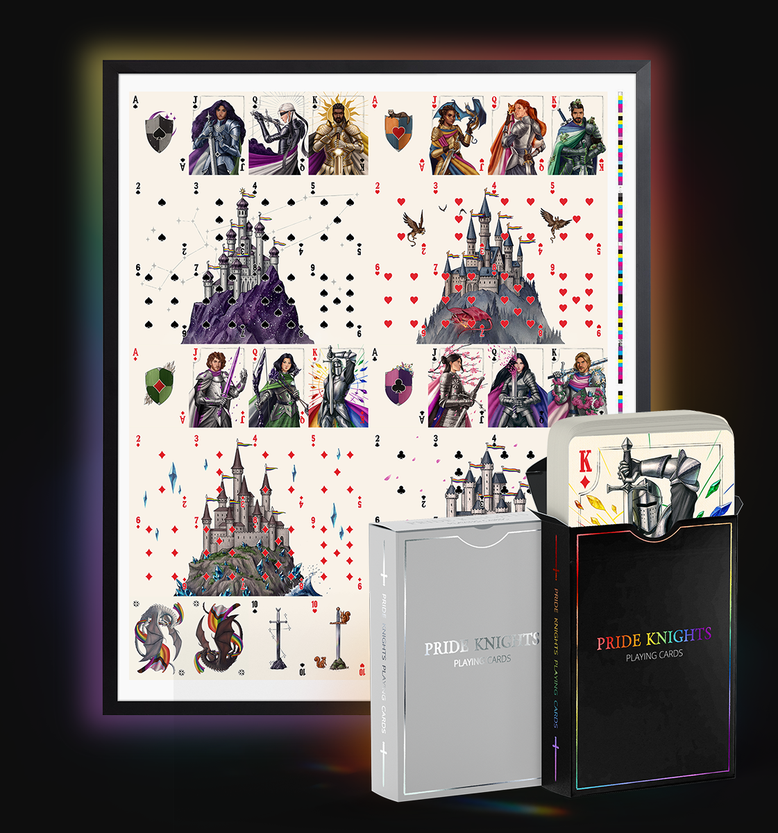 Pride Knights Playing Cards ⚔️🌈